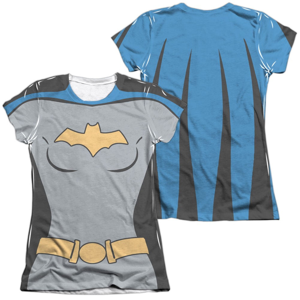 Batman Animated Series Batgirl Costume Sublimation Juniors T-Shirt ...