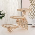 Miumaeov Gold 3 Layers Cake Stand, Cake Candy Fruit Dessert Display ...