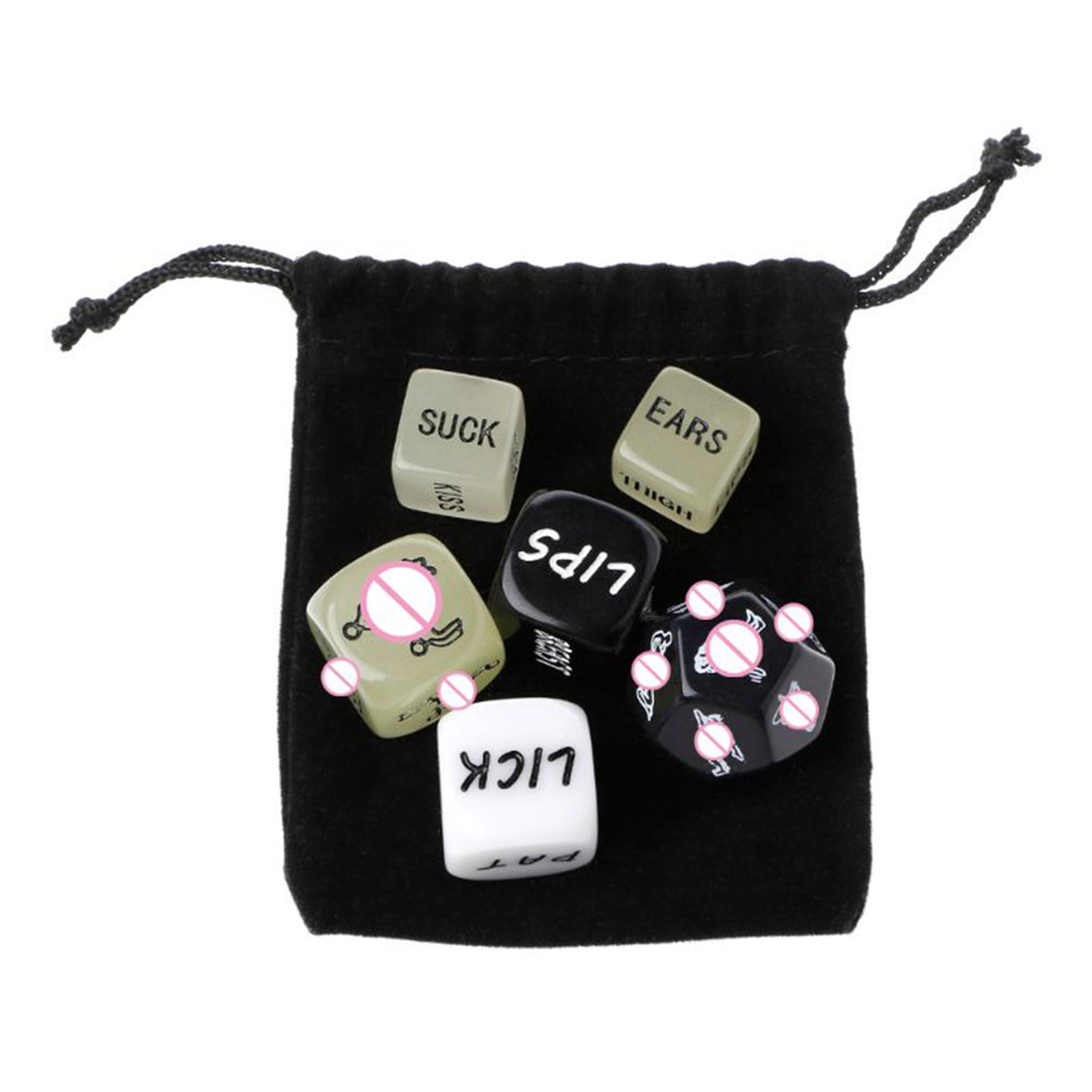 Buy JINSIJU Mini Twelve Sided Dice With Pouch Sexy Dice Game Role buy-jinsiju-mini-twelve-sided-dice-with-pouch-sexy-dice-game-role