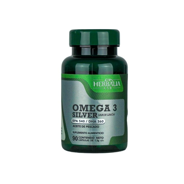 Herbalia Lab | Omega 3 Silver de Alta Potencia, EPA 540 / DHA 360 ...