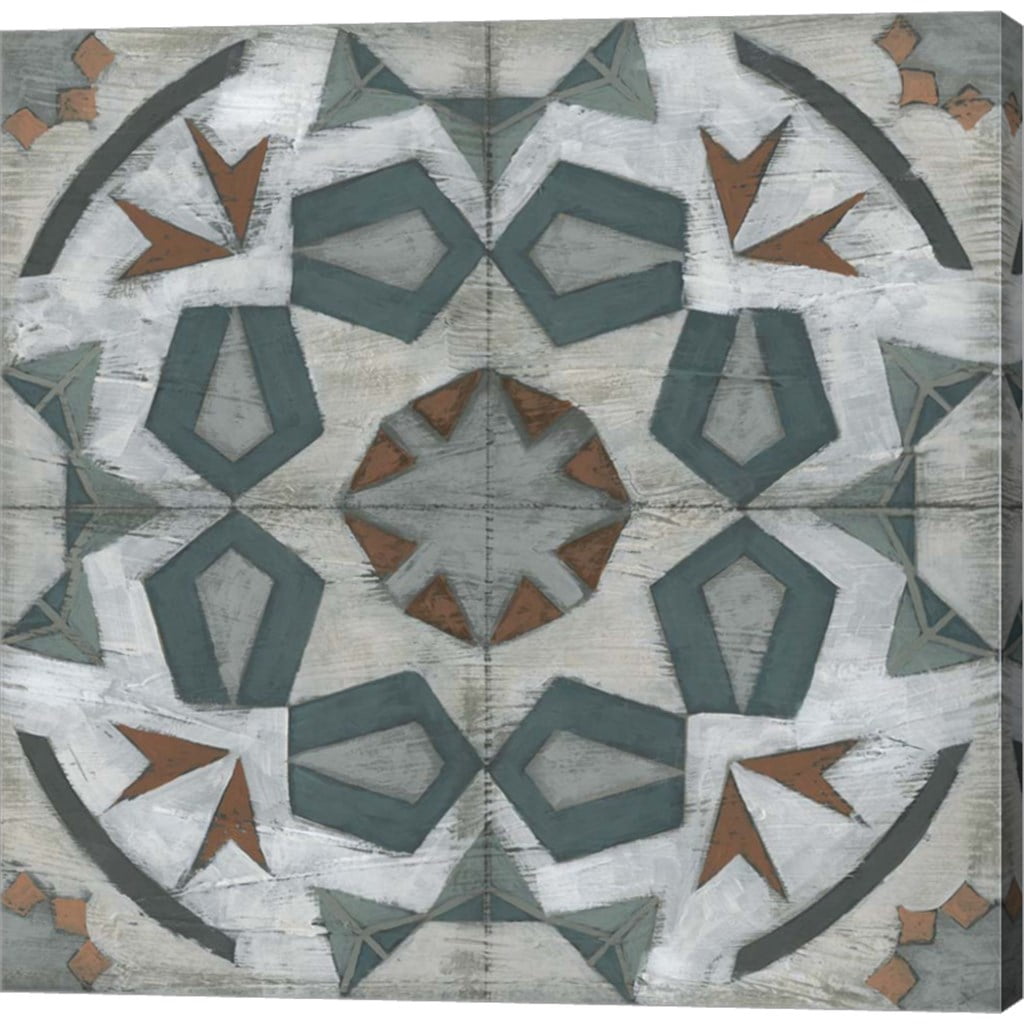 Great Art Now Verdigris Tile IV by June Erica Vess, Canvas Wall Art ...