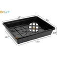 BeGrit Seedling Trays 5-Pack 15x12 inch Mesh Bottom Tray Plastic Plant ...