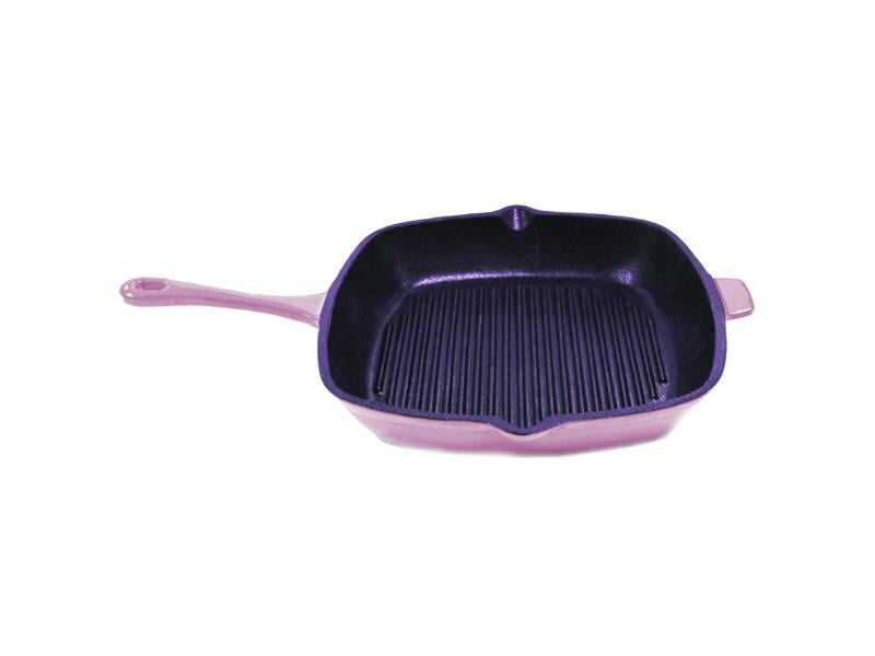 BergHOFF Neo Cast Iron Sq Grill Pan, 11" Pink - Walmart.com