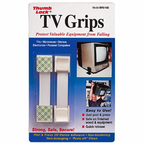 Thumb Lock MRV-100WT White TV Grip Kit - Walmart.com