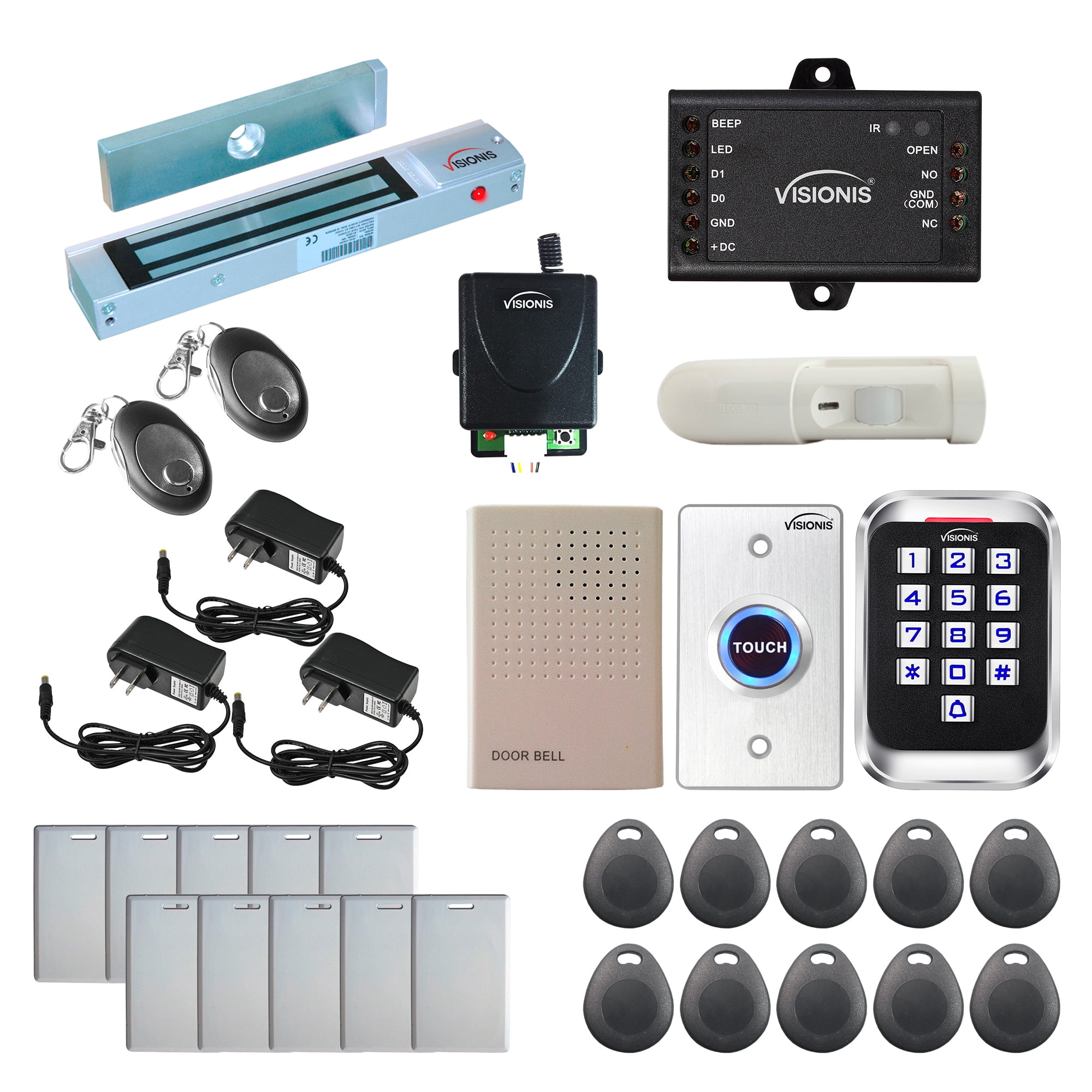 FPC-5614 One Door Access Control Out Swinging Door 300lb Maglock ...