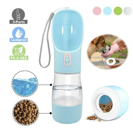 NEW Portable Pet Dog Water Bottle for Dogs Cats Travel Puppy Drinking ...