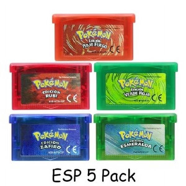 GBA Game Series 32 Bit Video Game Cartridge Console Card Emerald ...
