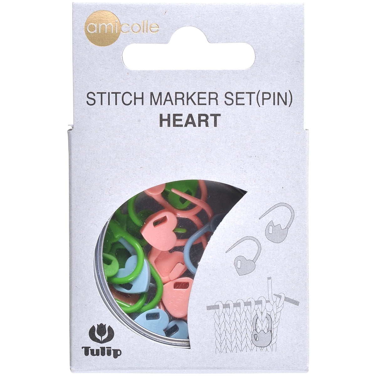 Tulip Stitch Marker Set 15/PkgHeart - Walmart.com