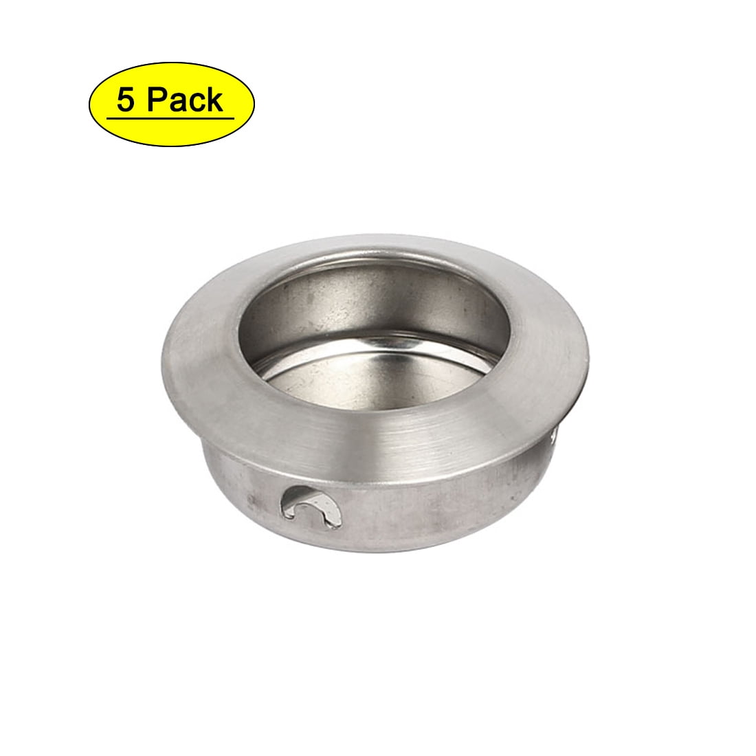 Uxcell Sliding Door Metal Round Recessed Flush Pull Handle- 1" Hole ...