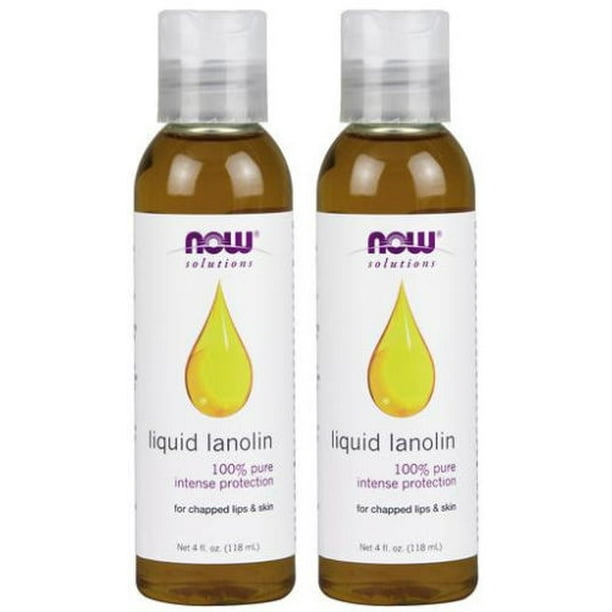 Now Foods - 4 fl oz Lanolin [Pure Liquid] (Pack of 2) - Walmart.com ...