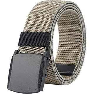 Hold’Em Military Canvas Webbing Belts for MEN’S–Polished Silver Slider ...