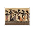 African Women Sun Shade Sail 14'X18' Ethnic Style UV Block Outdoor Sail ...