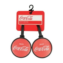 Coca Cola 2-Piece Suitcase ID Tag Set with Adjustable Straps, Coke ...
