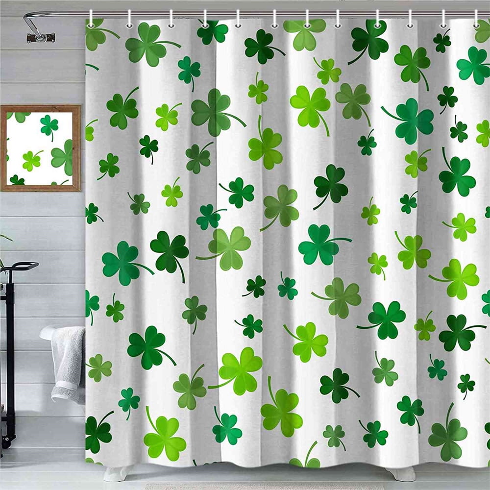 St. Patrick'S Day Shower Curtain 71X71" Shower Curtain Dwarf Decor ...