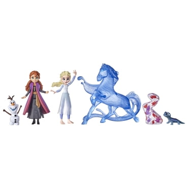 Disney Frozen 2 Playset with Elsa, Anna, Kristoff, Olaf, Sven and Gale ...