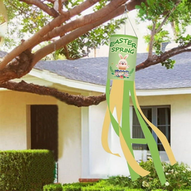 BotaniNest Easter Decoration Wind Tube Flag Outdoor Scene Arrangement ...