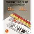 Nicpro 2Pcs Carpenter Pencil Set, 2.8mm Mechanical, 26 Refills ...