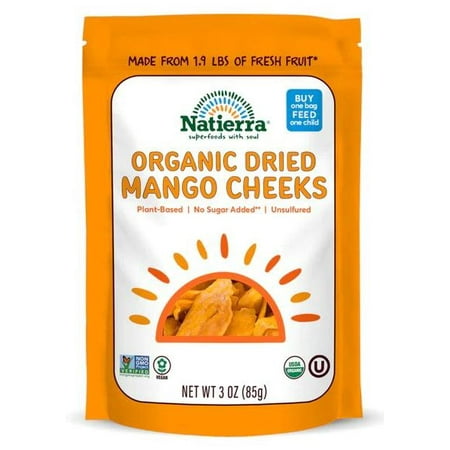 Natierra - Organic Dried Mango Cheeks - 3 oz. | Walmart Canada