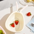 Collapsible Colander with Cute Rabbit Ear Handles - Foldable Strainer ...