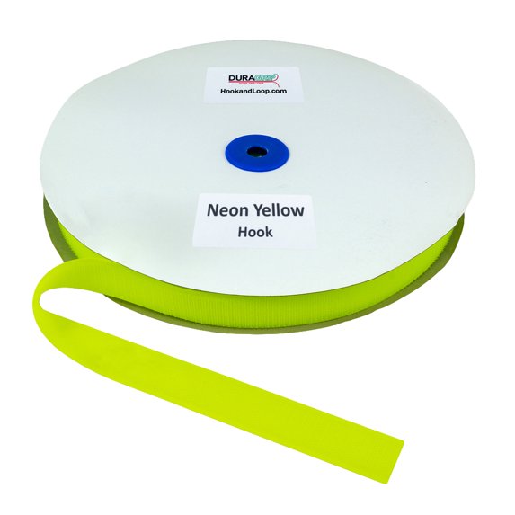 DuraGrip® Brand - 1" Neon Yellow Hook Sew-On - Walmart.com