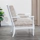 DTY Indoor Living Silverthorne Spindle Chair White/Taupe Paisley ...