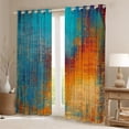 Blue Tie Dye Curtains Red Ombre Curtains & Drapes, Teal Abstract Grunge ...