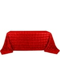 Efavormart 90"x132" Wholesale Rectangle Table Cover RED Grandiose ...