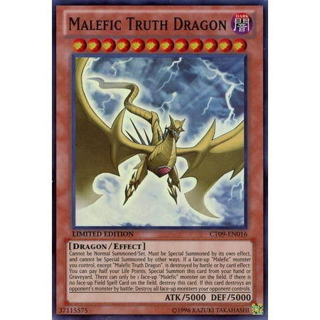 Yu-Gi-Oh! - Malefic Truth Dragon (CT09-EN016) - 2012 Collectors Tins ...