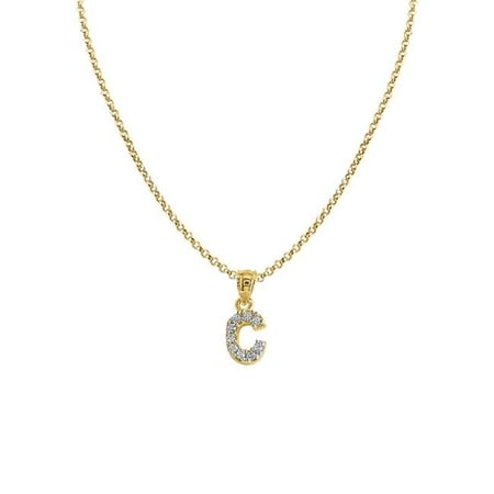 Precious Stars PT2123C-CH227-18 18 in. 14K Yellow Gold Cubic Zirconia ...