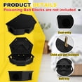 2 Pcs Rat Bait Station with Keys 13.58 x 8.98 x 3.35 Inch Rodent ...