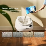 CATLINK Open Self Cleaning Litter Box for Multiple Cats, 5GHz Automatic ...
