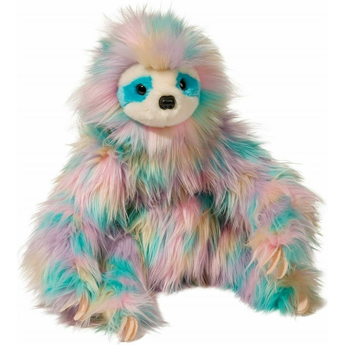 Douglas Cuddle Toys Mishal Sloth Rainbow Fuzzle # 4275 Stuffed Animal ...