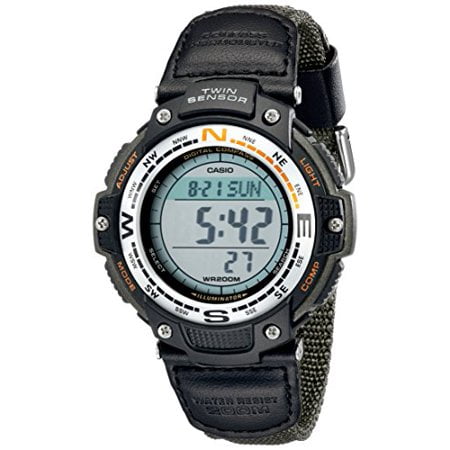 Casio Men's SGW100B-3V Digital Compass Twin-Sensor Sport Watch ...