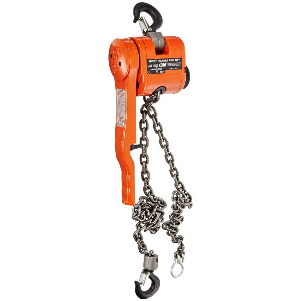 CM Columbus McKinnon CM Short Handle Pullers - 3/4t 5' lift lever ...