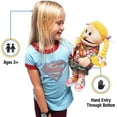 14' Cindy Peach Girl Hand Puppet with Moveable Mouth for Adults and ...