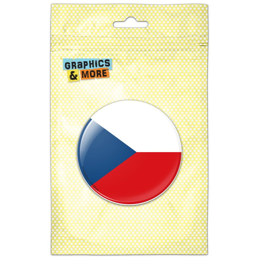 The Czech Republic National Country Flag Refrigerator Button Magnet ...