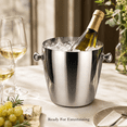 304 Stainless Steel Champagne Bucket, Large Capacity Insulated Ice ...