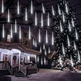 Rosnek Meteor Shower Lights Outdoor, 30CM 50CM Rain Drop Lights ...