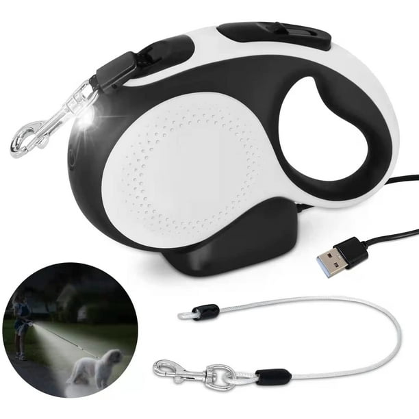 Surlong Retractable Dog Leash with Rechargeable LED Flashlight for ...