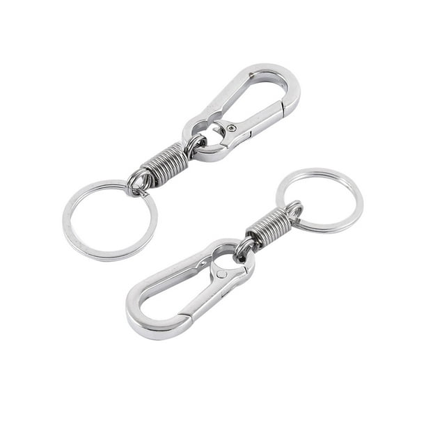 Unique Bargains - Metal Swivel Lobster Clasp Clip Keyring Keychain Key ...