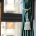 BEL AVENIR 2 Pack Curtain Tieback Tassel Drapery Rope Handmade ...