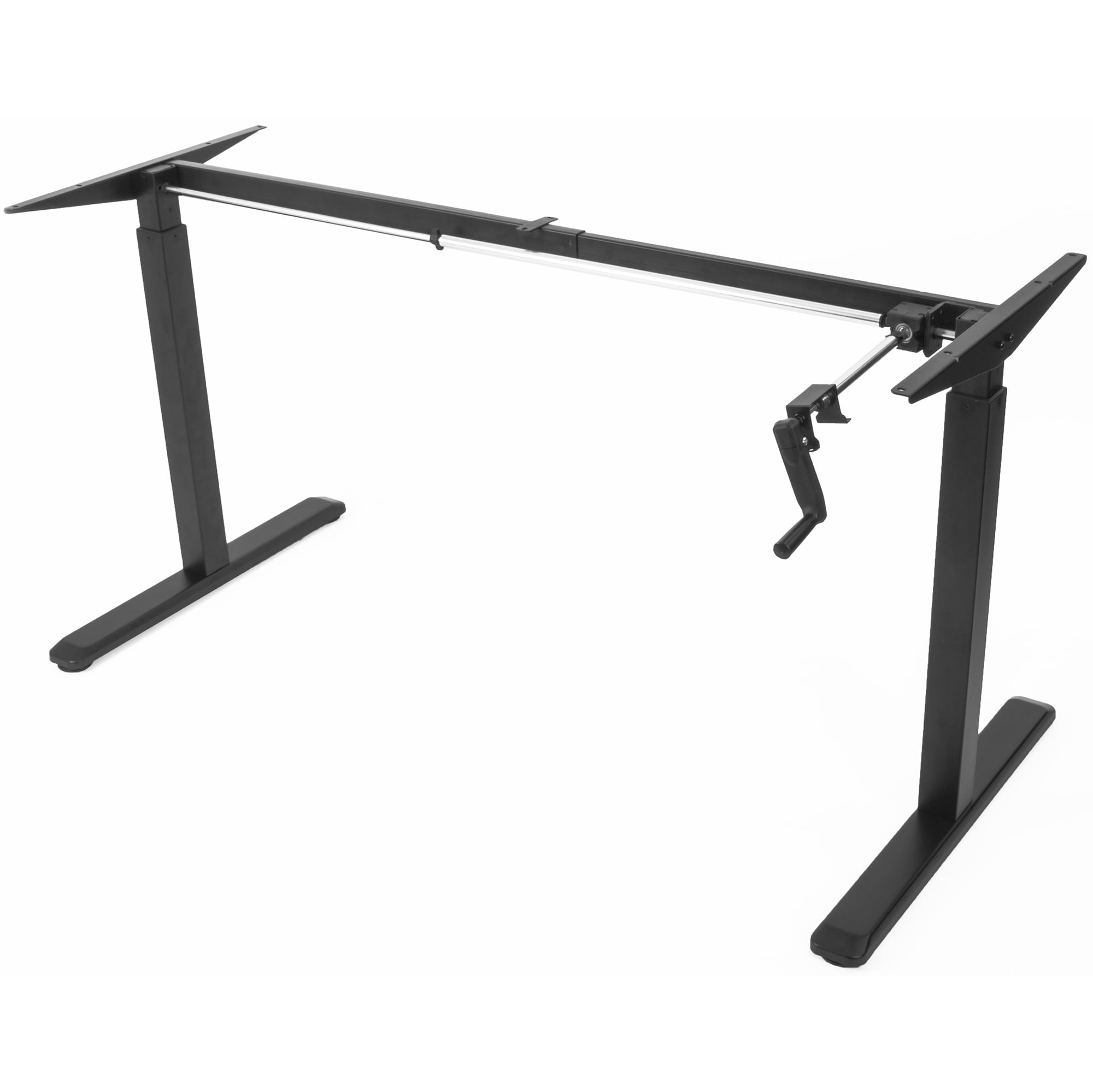 Buy VIVO Black Manual Height Adjustable Stand Up Desk Frame Crank ... Buy VIVO Black Manual Height Adjustable Stand Up Desk Frame Crank ...