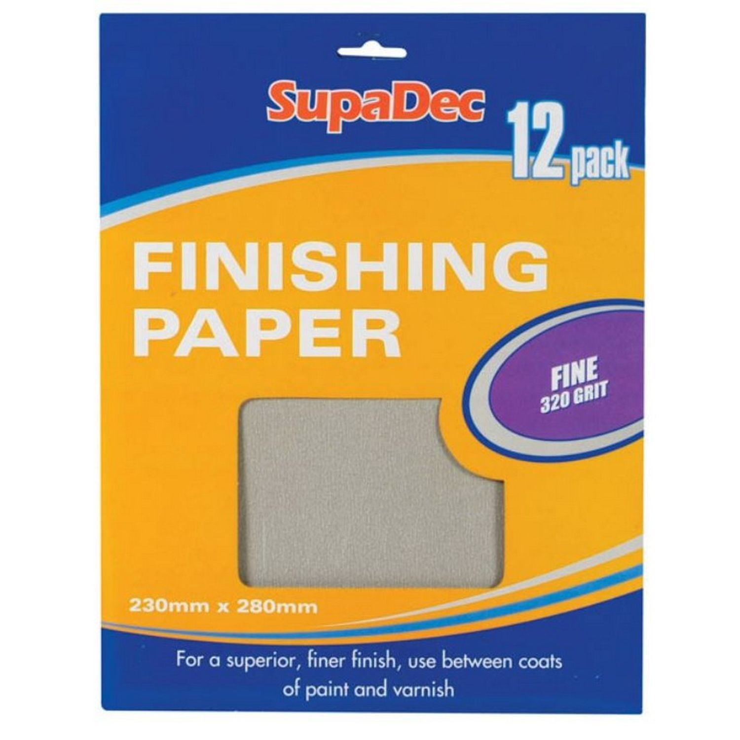 Click here for Supadec Sandpaper (Pack Of 12) 280mm X 230mm prices