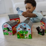 Melissa & Doug Nesting and Sorting Barns and Animals With 6 Numbered ...