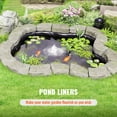 Pond Liner, 10 x 15 ft 45 Mil Thickness, Pliable EPDM Material Pond ...