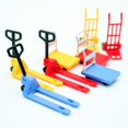 NIBOLOG Platform Trolley Set - Mini Flat Cart Pallet Truck for ...