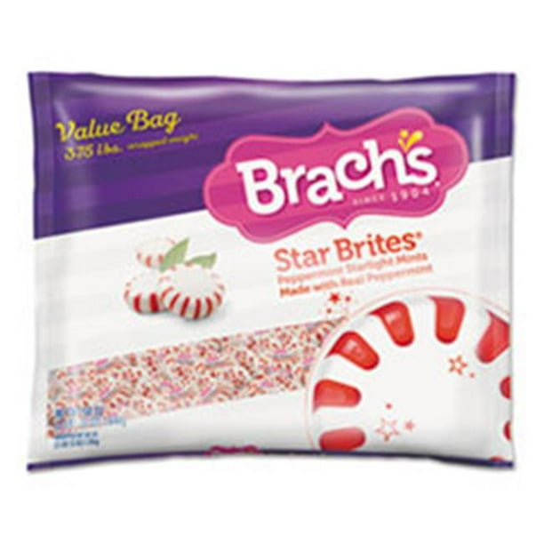 Brach'S. 827132 Star Brites Peppermint Candy, Individually Wrapped, 58 ...