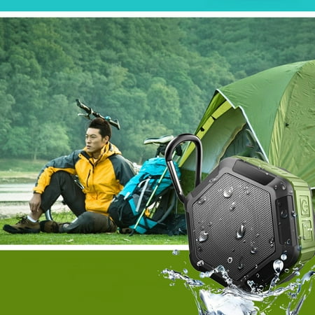 SuoKom Bluetooth Speakers IP65 Waterproof Hexagon Hexagon Card Bluetooth Speaker Outdoor ...