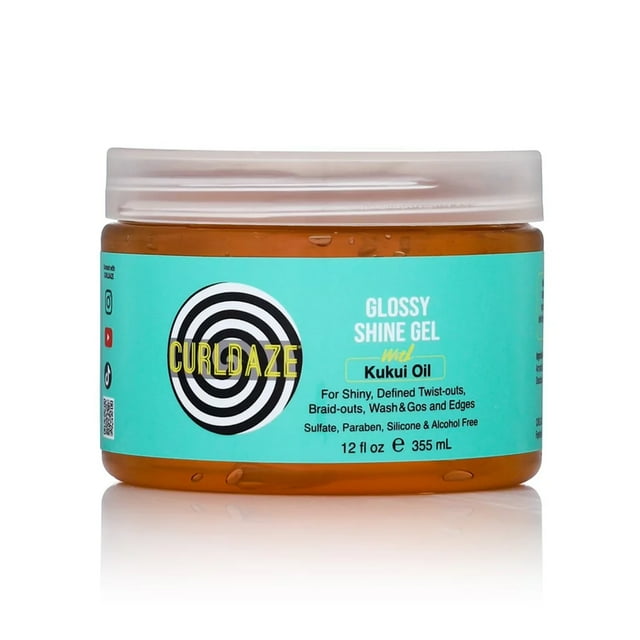 Curldaze Glossy Shine Gel With Kukui Oil Pack Of 3