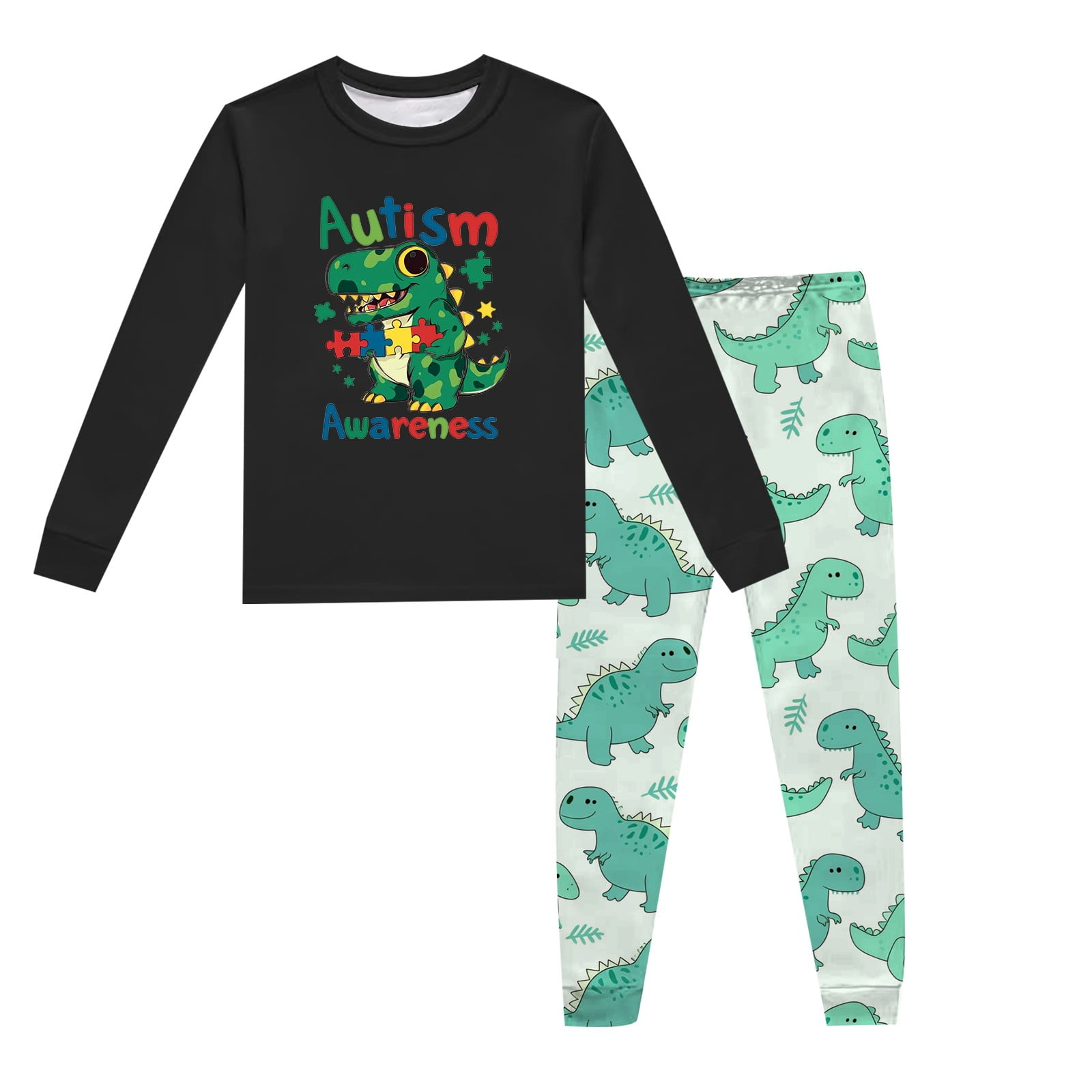 Click here for Huaiyyyy Kids Boys Pajamas Set Dinosaur Pjs Nightg... prices